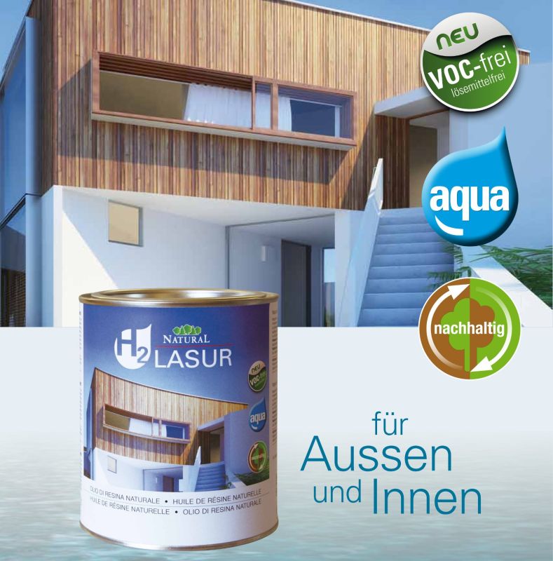 Holzlasuren von Natural - natürlicher Holzschutz